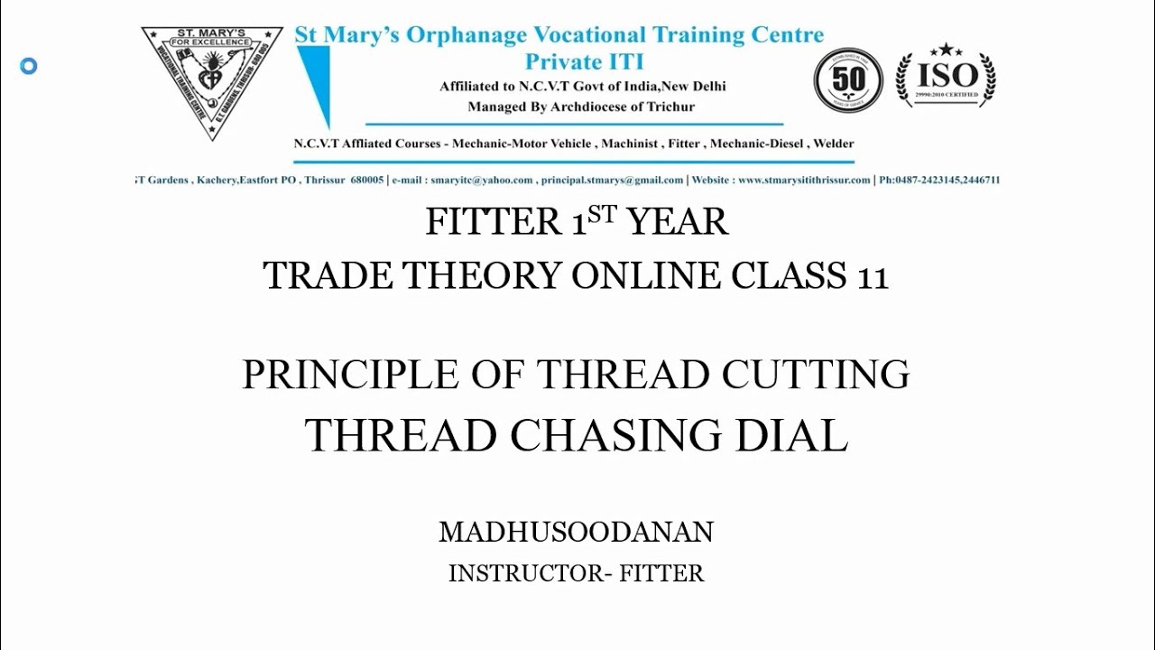 F1-C11-Thread Chasing Dial - YouTube