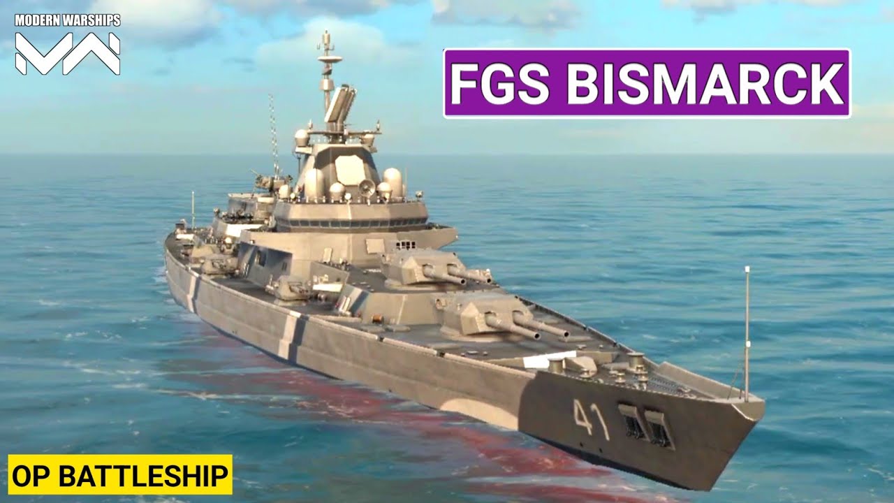 FGS Bismarck (H-41V) New Legendary Battleship - Modern Warships - YouTube