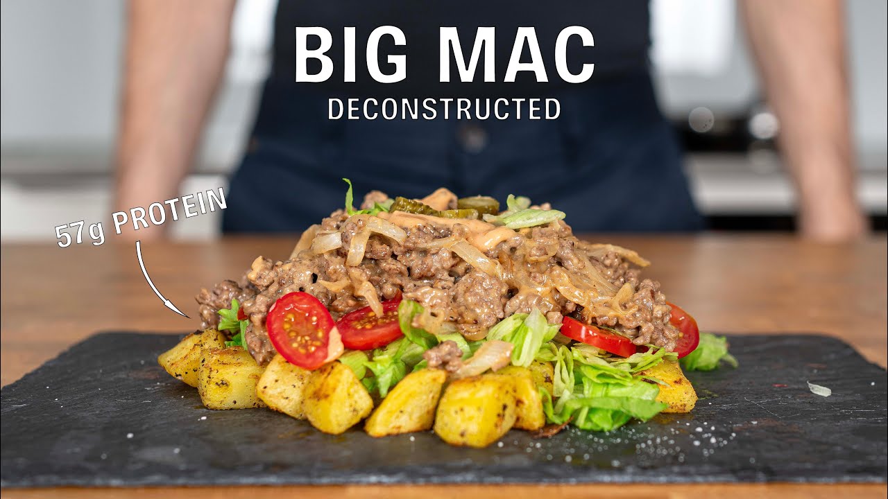 Deconstructed Big Mac With 57g of Protein - YouTube