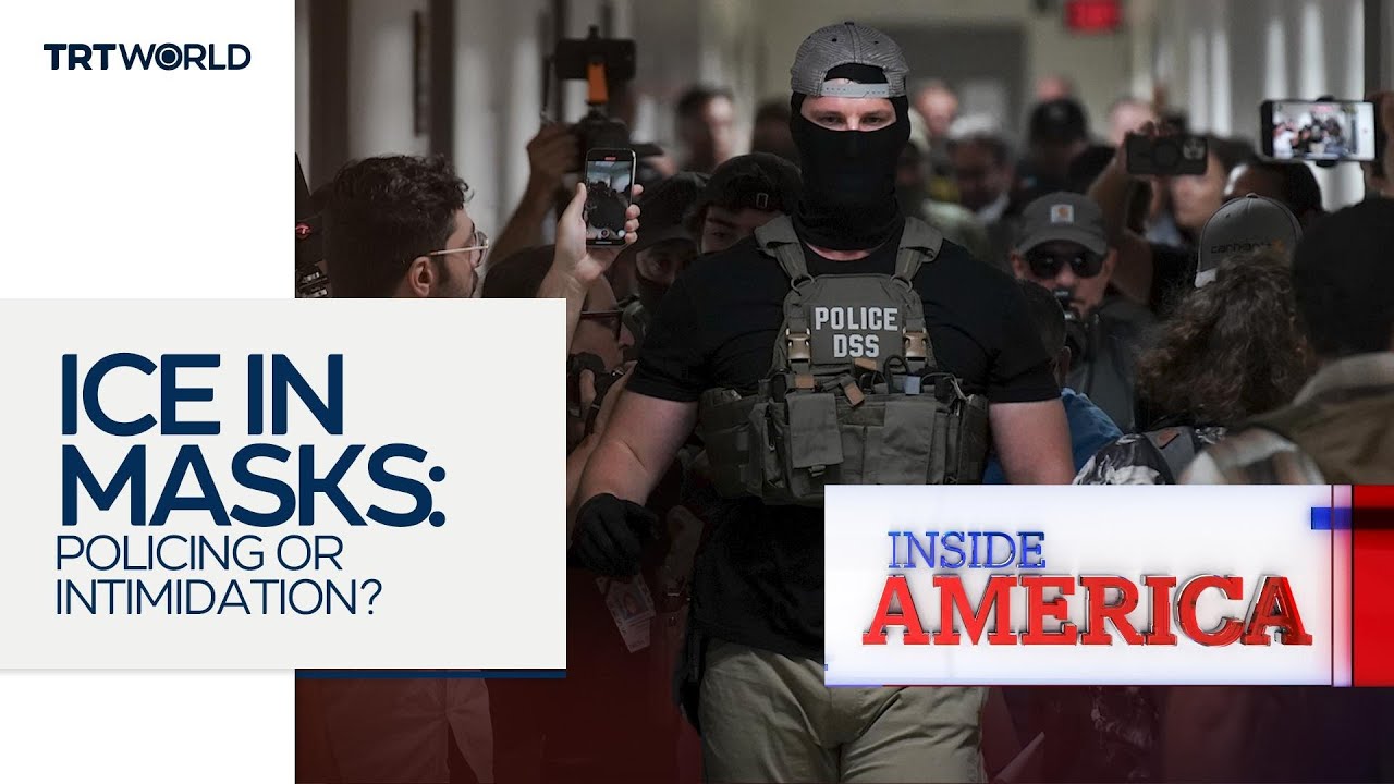 ICE in Masks: Policing or Intimidation? | Inside America - YouTube