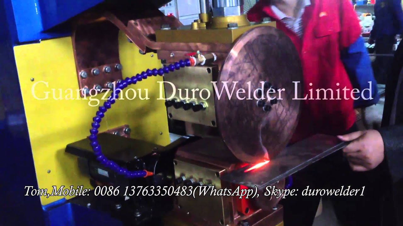 Rolling seam welding machine/Rolling disk welding machine - YouTube