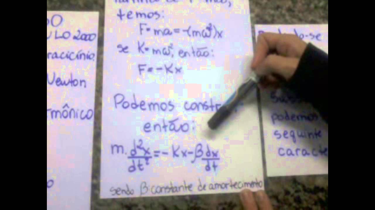 Vídeo Aula de EDO - Cálculo Diferencial e Integral 2 - YouTube