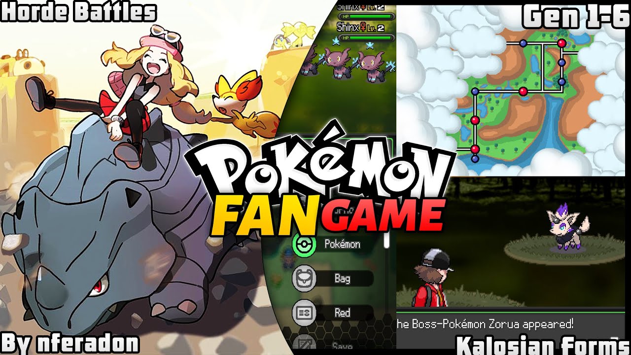 NEW Pokemon Fan-Game with Kalosian Forms, Horde Battles, 2 Starters and ...