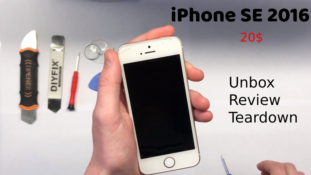20$ old iPhone SE | Unboxing & Review & Teardown - YouTube