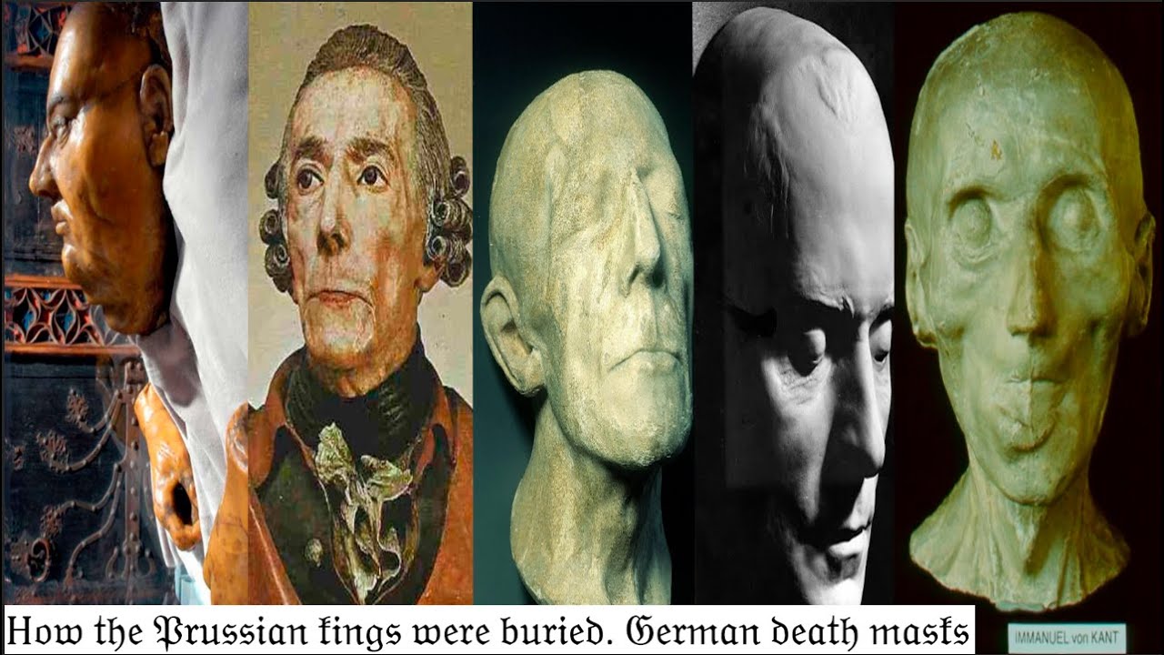 How the Prussian kings were buried. German death masks - YouTube
