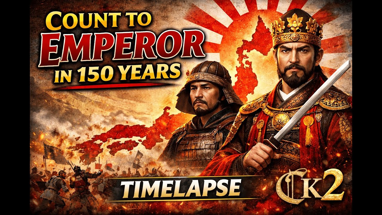 CK2: From Count to Emperor: Mastering Japan in 150 Years – Timelapse ...
