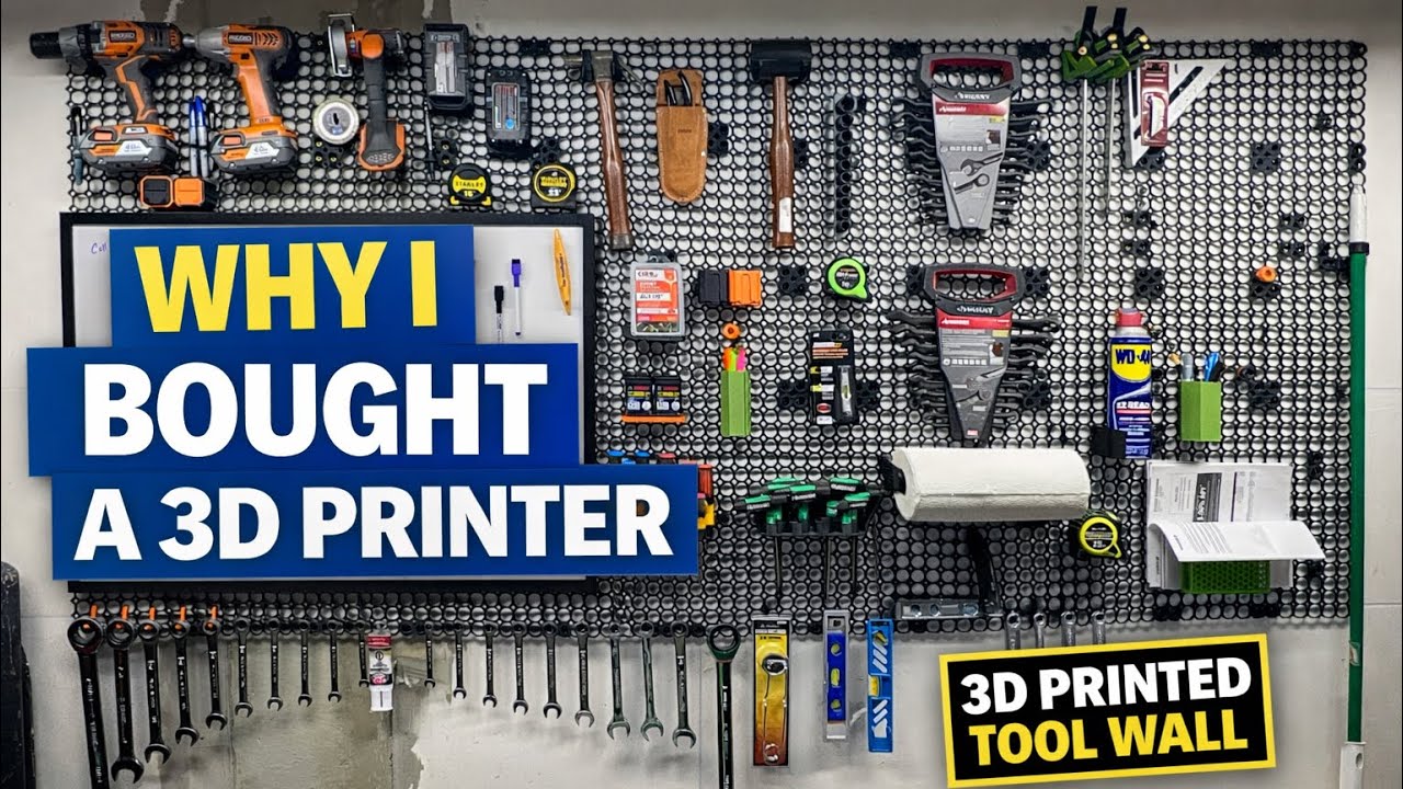 Why I Bought a 3D Printer: Building a Modular Tool Wall (Multiboard ...