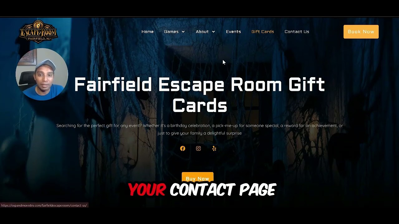 Escape Room Website | Axe Throwing Web Design - How to build an Escape ...