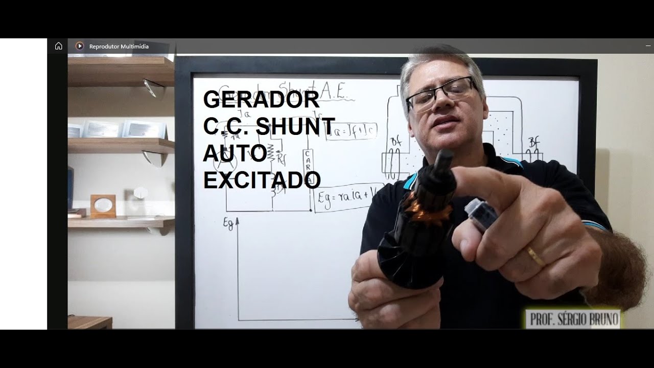 GERADOR C.C. SHUNT AUTO EXCITADO - YouTube