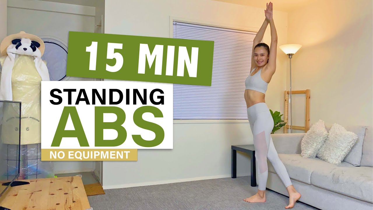 15 MIN STANDING ABS WORKOUT | No Equipment | Beginner Friendly ...