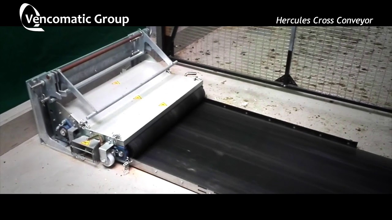Vencomatic Group - Hercules Cross Conveyor - YouTube