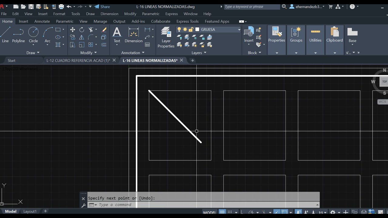 Línea a 45° - YouTube