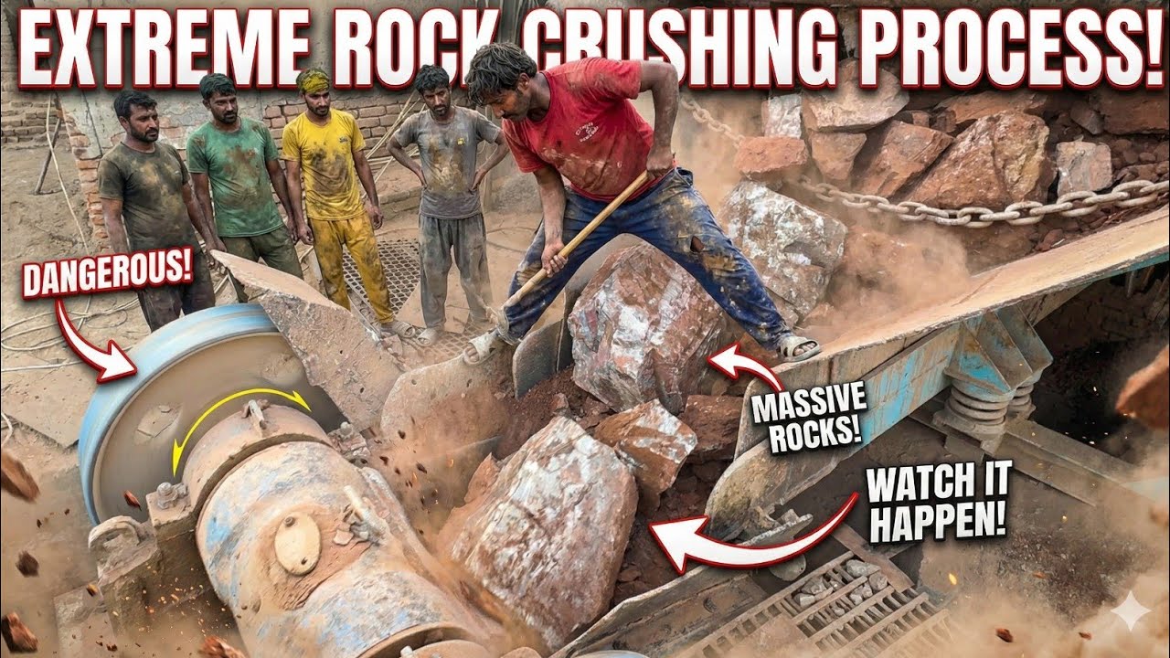 EXTREME Rock Crusher Machine for Construction — Heavy Equipment ...