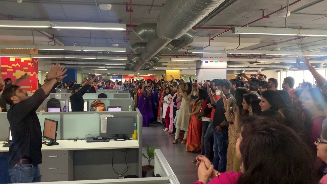 Flash Mob Dance on the occasion of Womens Day - YouTube