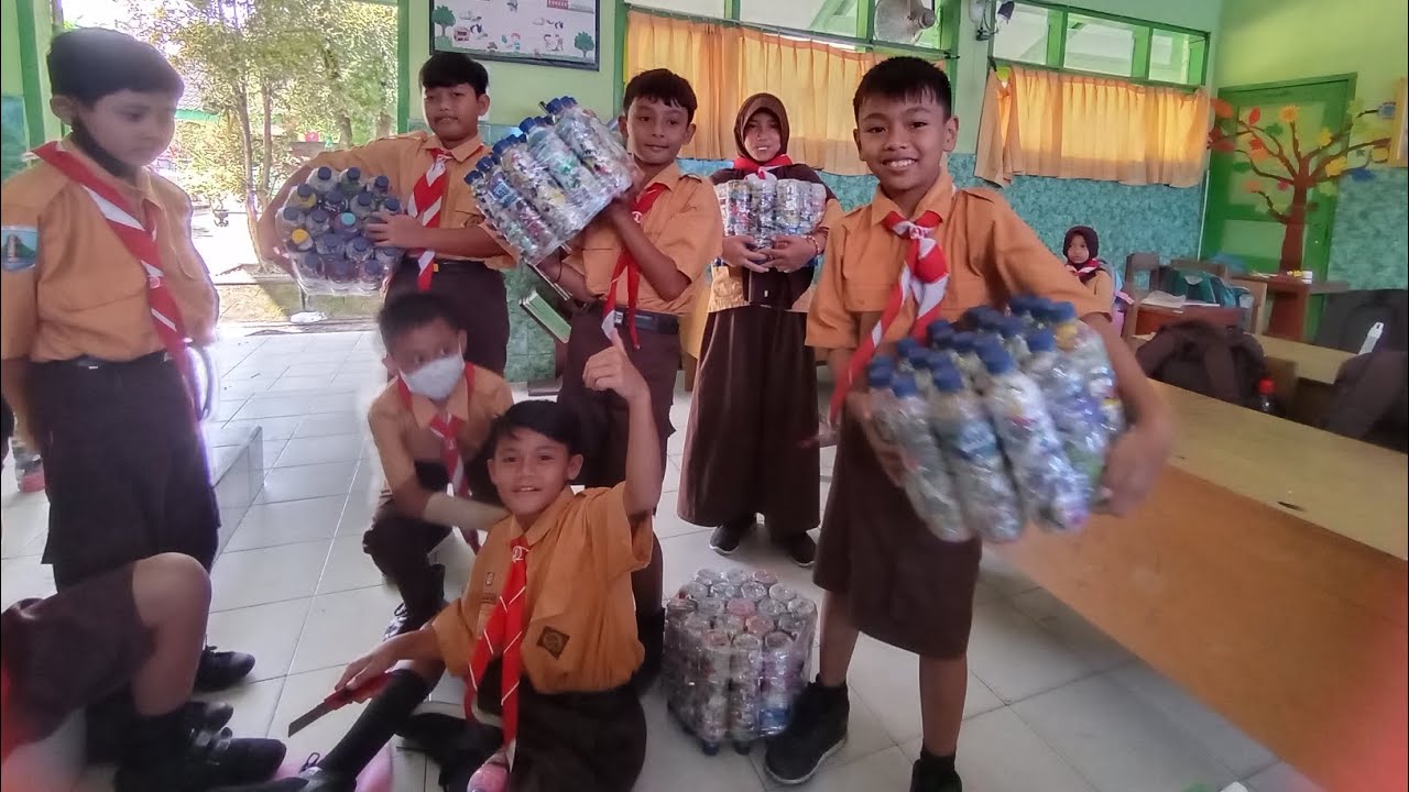 Proyek P5 Ecobrick SD kelas 4 - YouTube