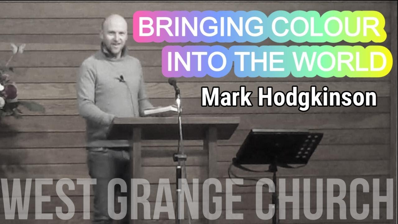 26th January 2025 - Bringing colour into the world - Mark Hodgkinson ...