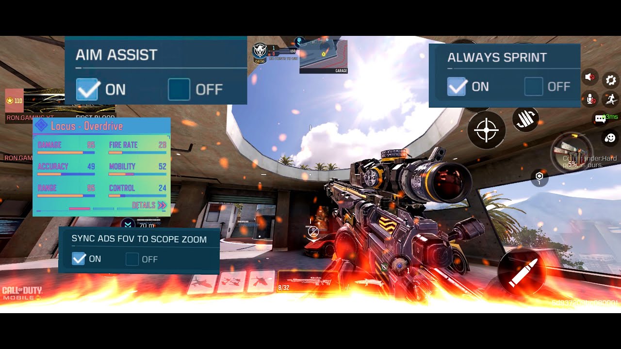 Locus Overdrive is the best sniper ever #callofduty #codm #gaming - YouTube