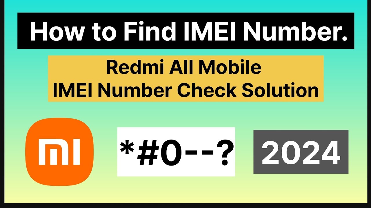 How to Check IMEI Number & Serial Number in Redmi 10a - YouTube