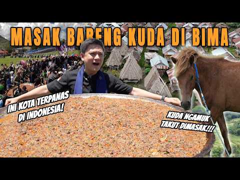 MASAK KUDA DI BIMA! WARGA AUTO KALAP MAKANANNYA.