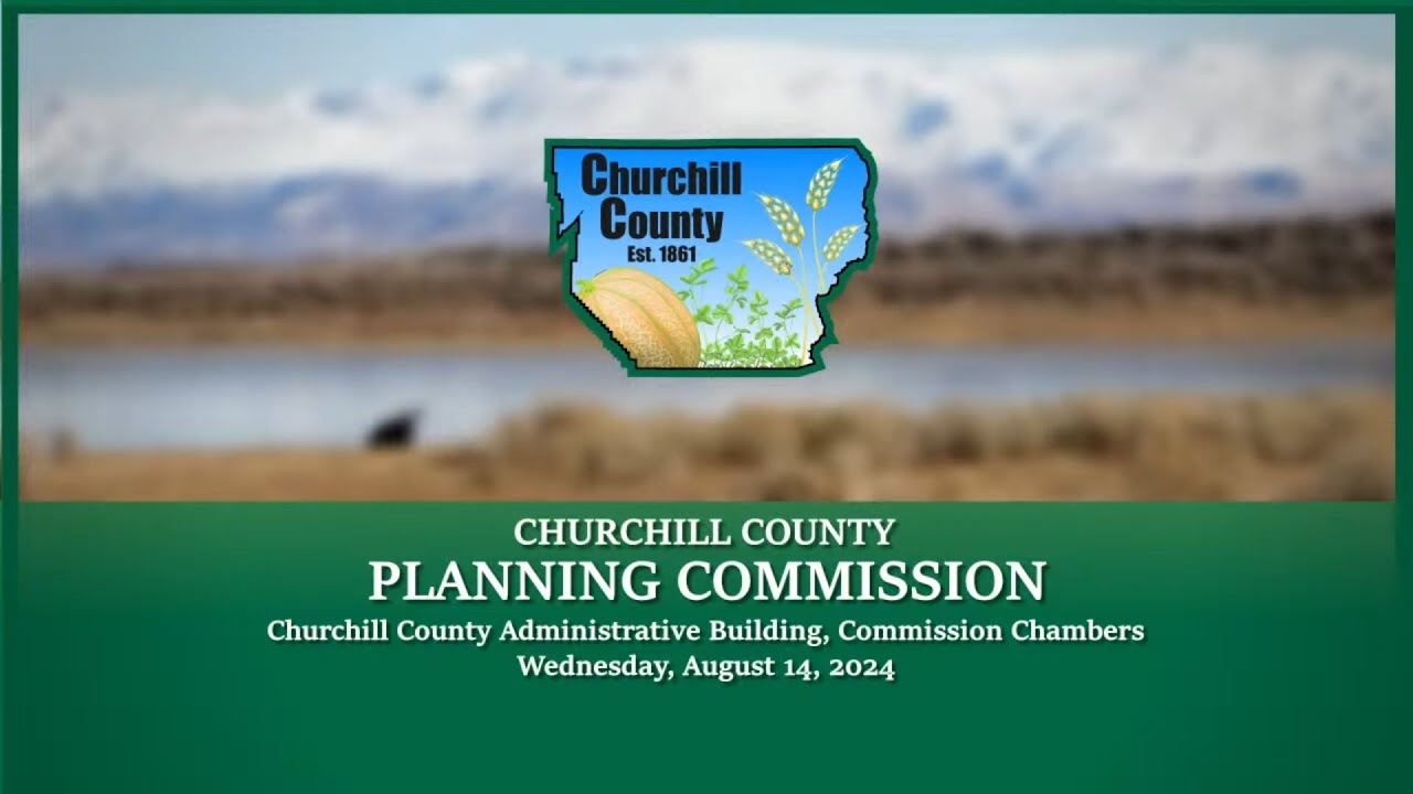 Churchill County Planning Commission | August 14, 2024 - YouTube