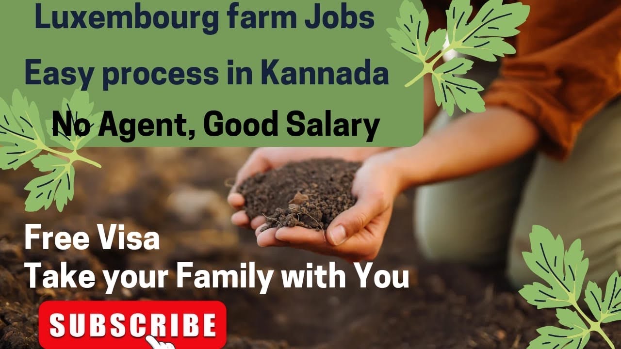 Luxembourg farm jobs | Kannada - YouTube