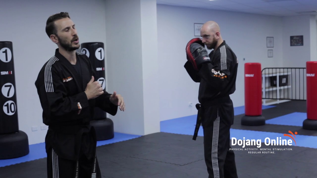 How to do a Parry Cross on Pads - YouTube