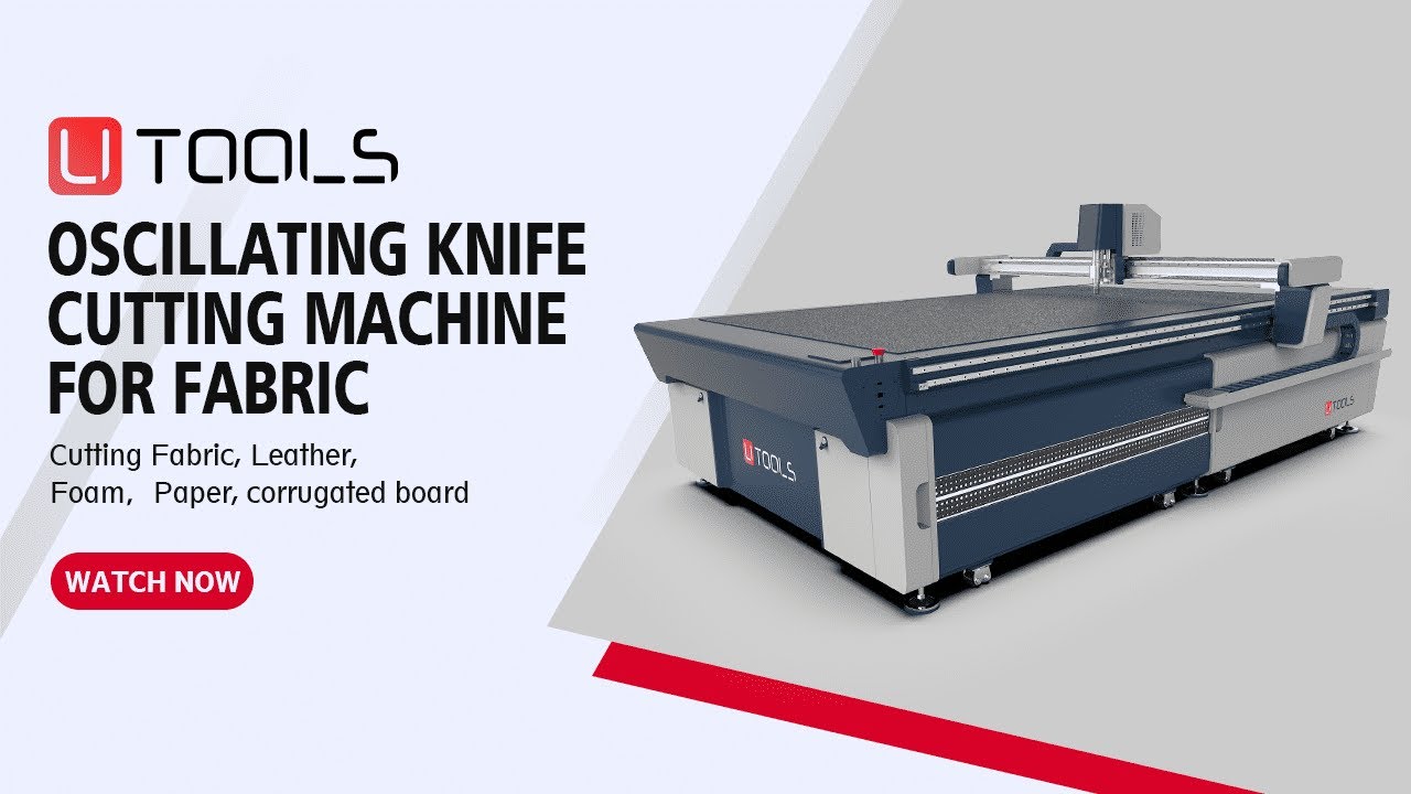 Utools CNC vibration knife cutting machine accurately cuts the PVC board - YouTube