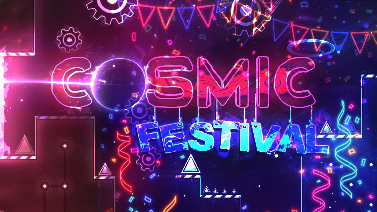 NEW INSANE DEMON HARDEST! "Cosmic Festival" 100% | Insane Demon by Mazl ...