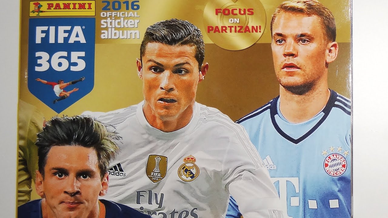 FIFA 365 Panini 2016 Official Sticker Album FULL - YouTube