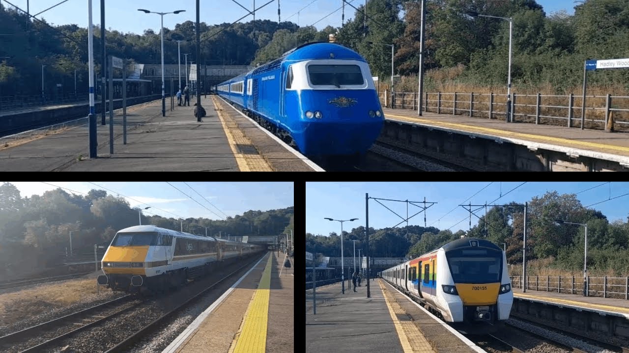 Special Trains at Hadley Wood (incl. Midland Pullman and New LNER ...