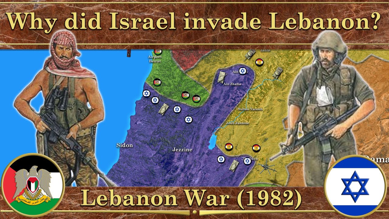 Lebanon War (1982). Why did Israel invade Lebanon - YouTube