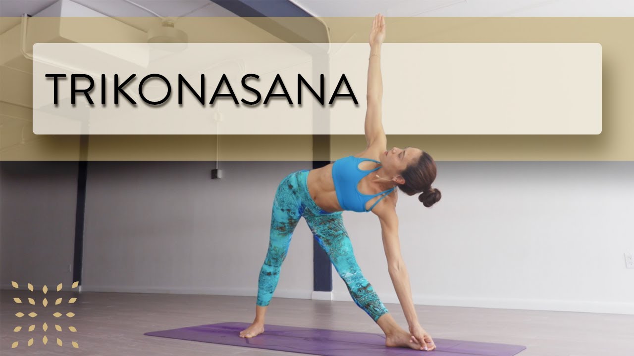 Trikonasana (Triangle Pose) Tutorial - YouTube