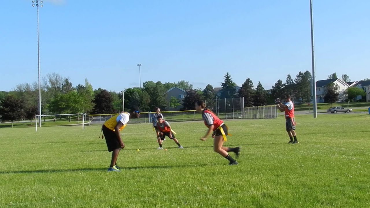Offensive Pass Interference- Flag Football Training - YouTube
