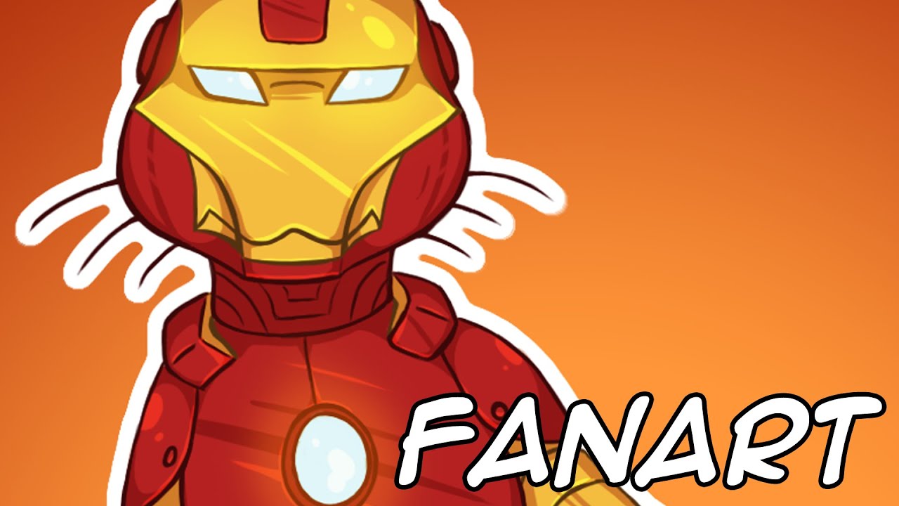 Miah Creates: The Ottervengers - Iron Otter Fanart (Speedpainting ...