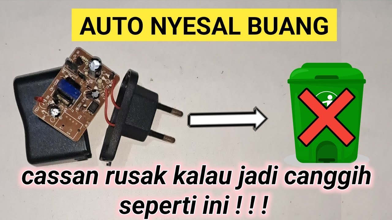 charger rusak jadi alat canggih - YouTube