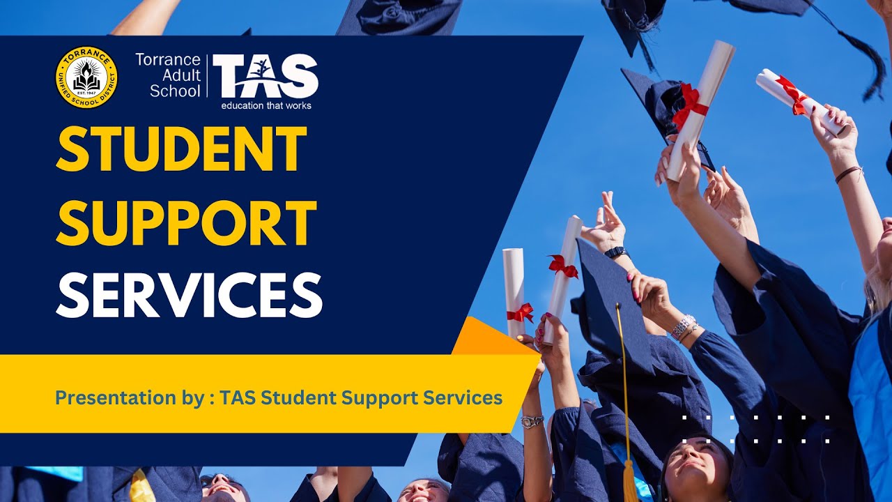 TAS Student Support Services Presentation - All Programs - YouTube
