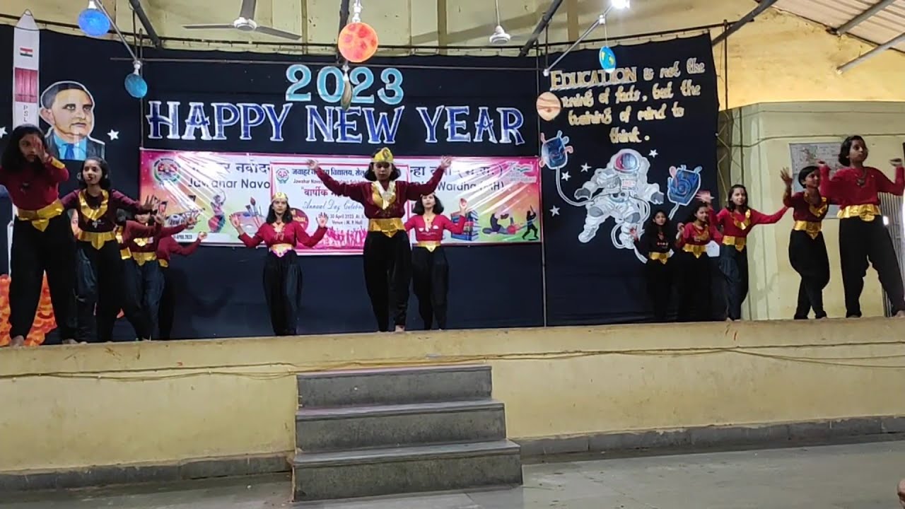 JNV Wardha | Annual Function 2023 | Group Dance by Junior Girls | Part ...