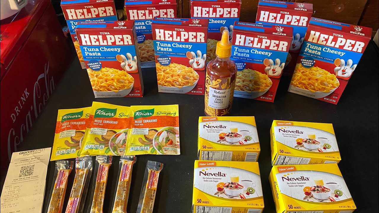 $5 pantry food haul for long term storage, Grocery Outlet Bargain ...