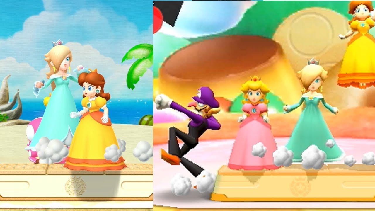 Mario Party 10 Minigames Comparison (Wii U Vs 3DS) - YouTube