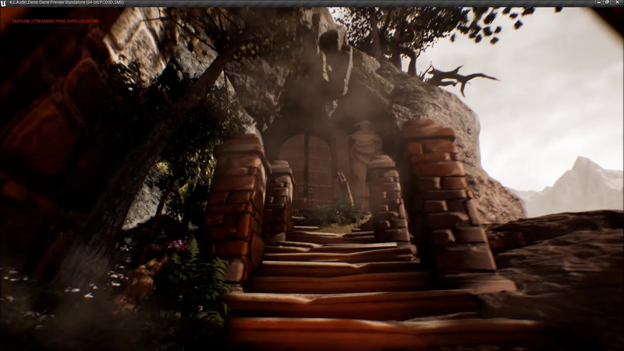 Temple level sound design test - YouTube