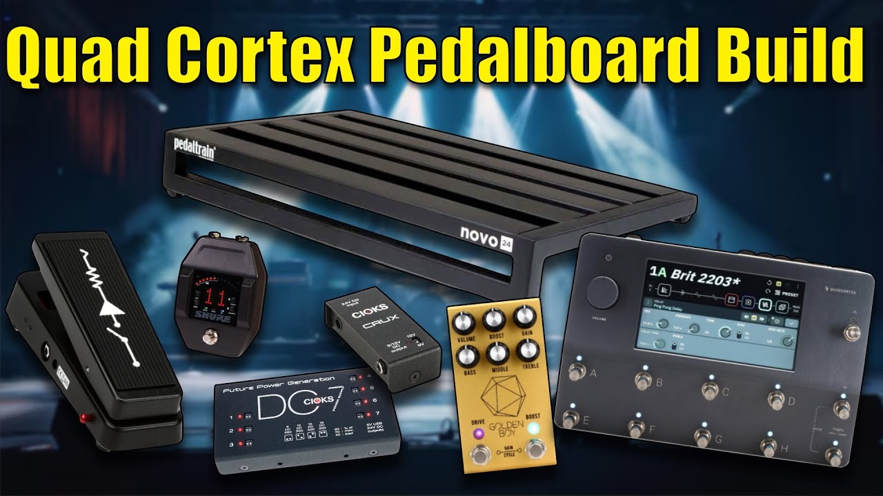 Rebuilding my pedalboard with the Quad Cortex - YouTube