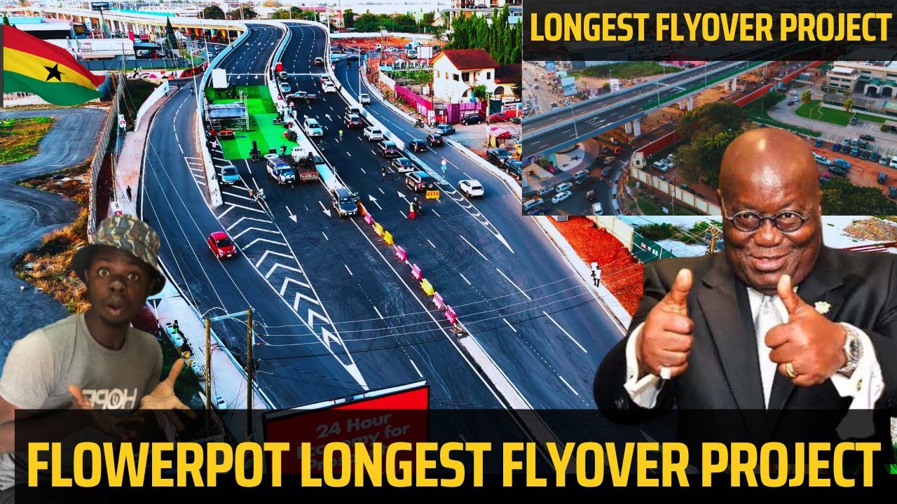 Nana Akuffo Addo Commissioned the long Awaited flyover project in Ghana ...
