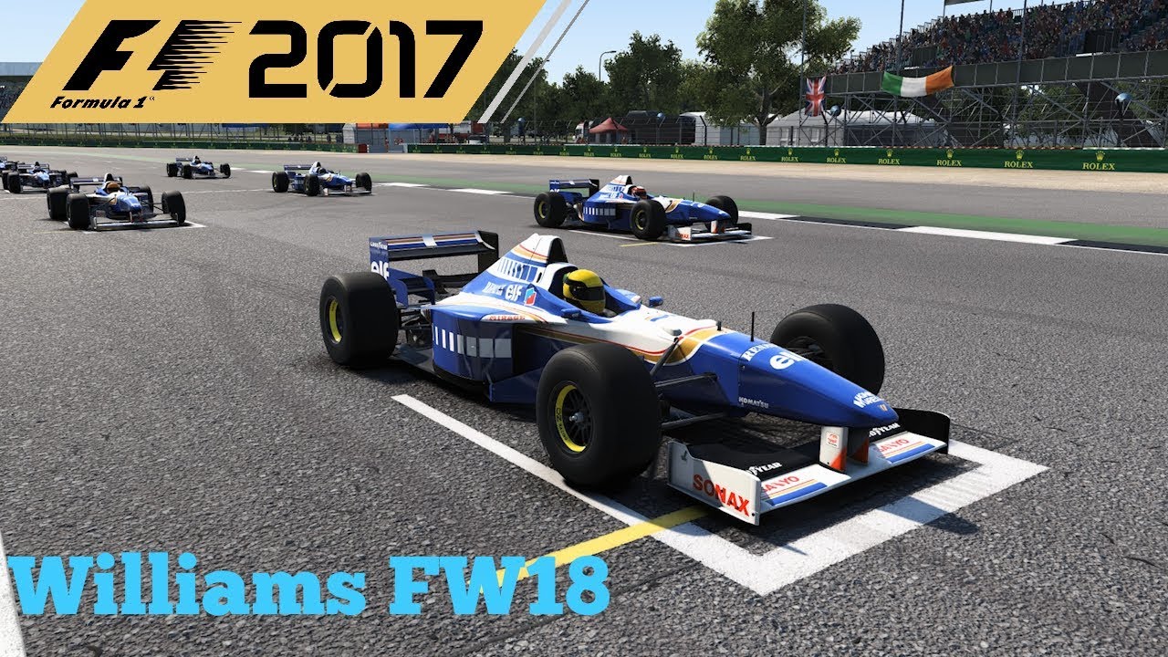 F1 2017 - Williams FW18 classic race/showcase - Silverstone - YouTube