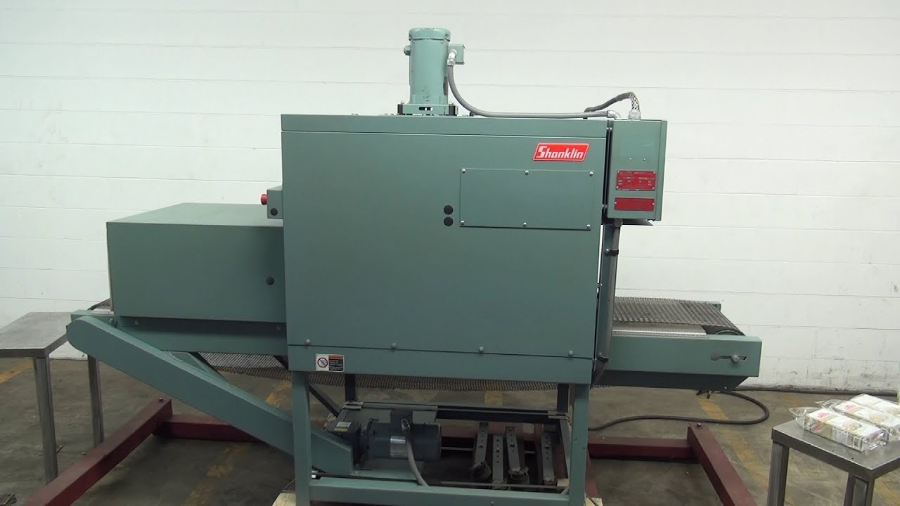 Shanklin Model T7H Automatic Shrink Tunnel - YouTube