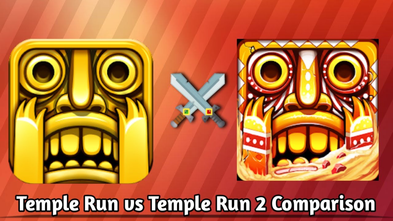 Temple Run vs Temple Run 2 Comparison - YouTube