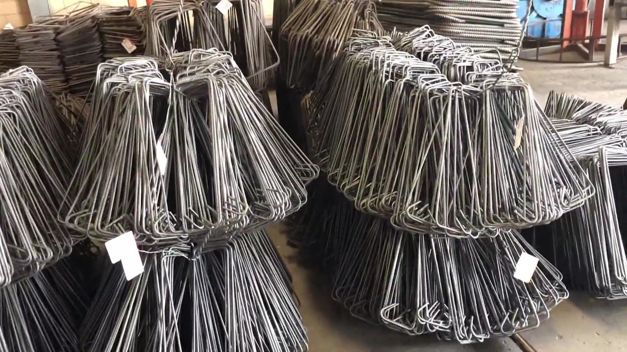 Rebar dia 12mm stirrups 03 ( Absal steel ) - YouTube