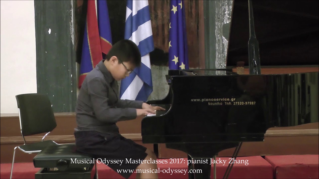 Musical Odyssey Masterclasses 2017: pianist Jacky Zhang - YouTube