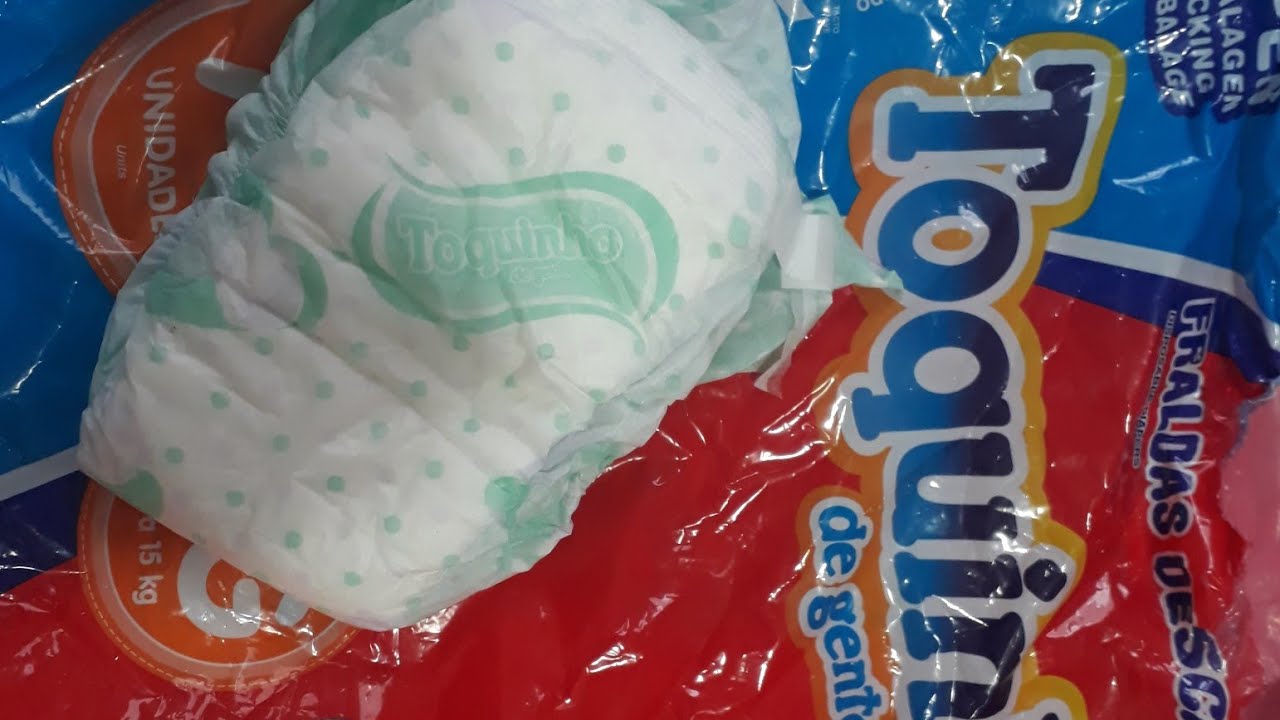 Resenha: Fralda descartavel Toquinho Premium - YouTube