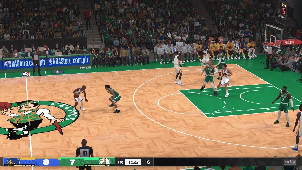 NBA 2K24 Next Gen Full Gameplay Warriors vs Celtics 4K (nba 2k24 ...