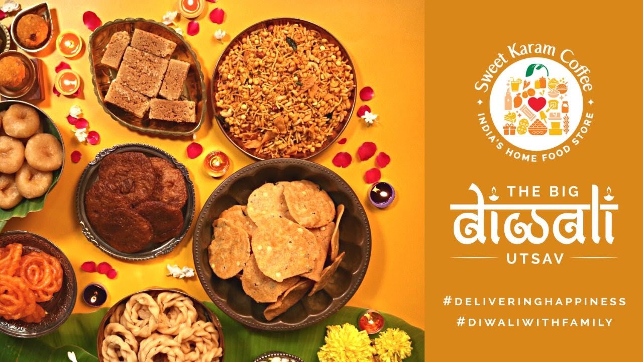 Celebrate Your Diwali this Year with Traditional Sweets & Snacks 🪔 | Sweet Karam Coffee - YouTube